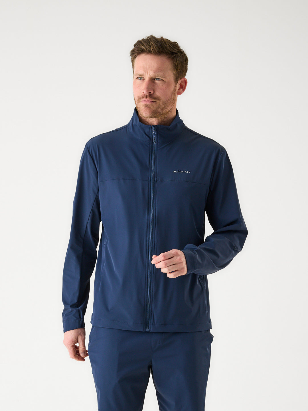 AR Active Softshell Jacket Dark Blue | Men – Cortazu