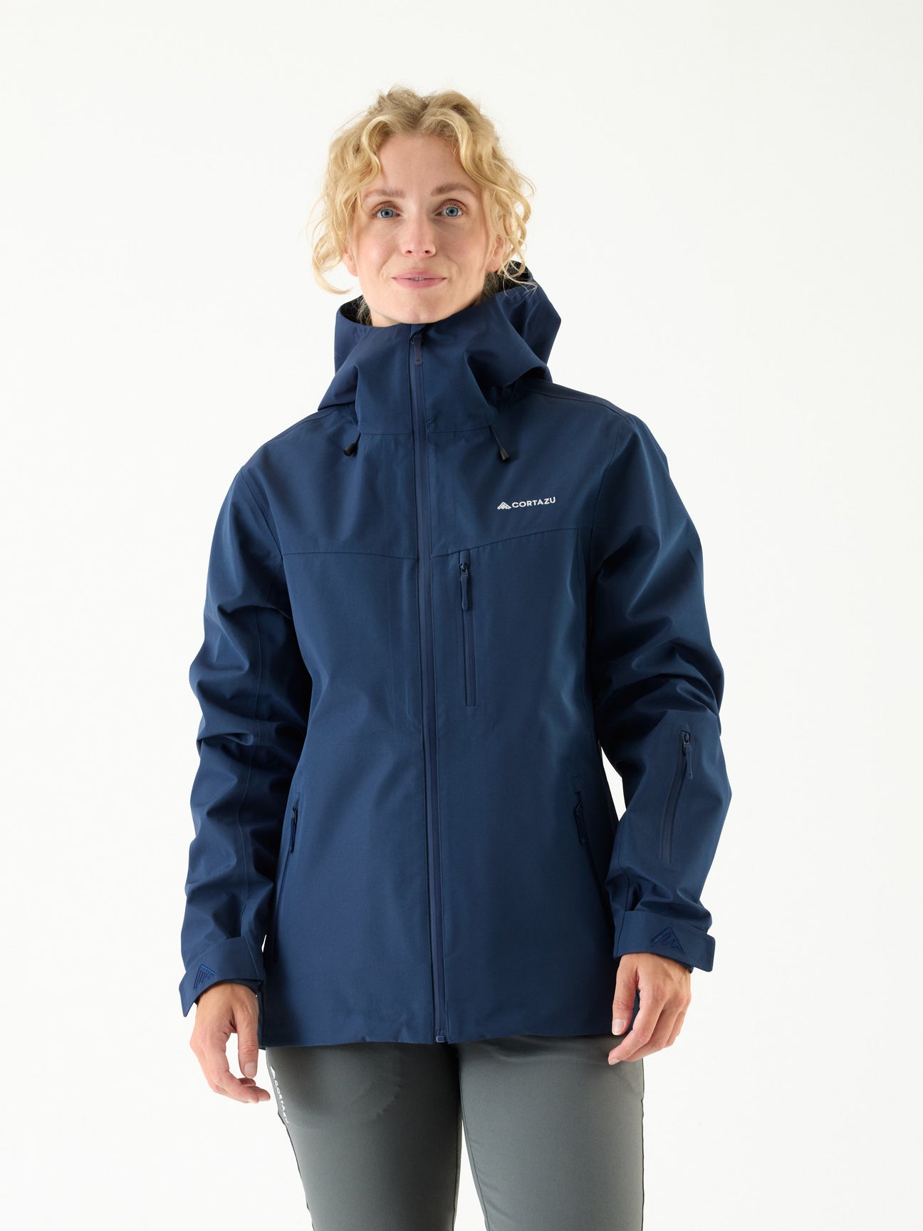 AW Hardshell Jacket 10M Dark Blue | Women – Cortazu
