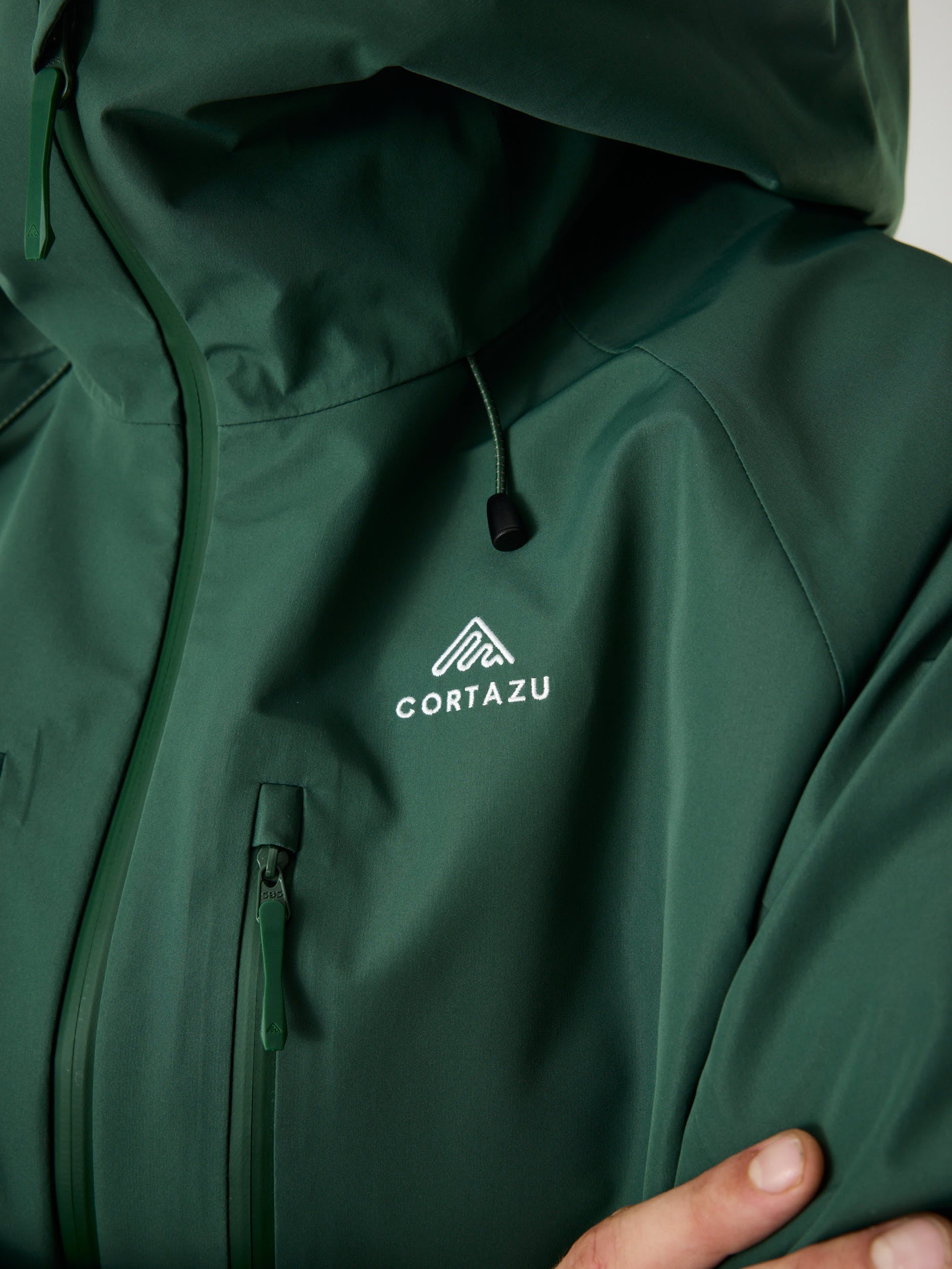 Mountain Hardshell Jacket 10M Dark Green | Men – Cortazu