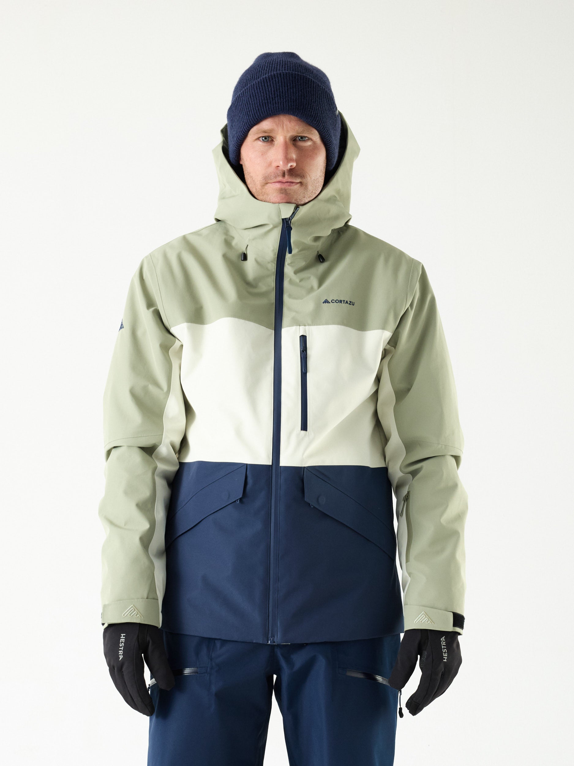 Nunatak INS Ski Jacket 10M Dark Blue-Kitt-Olive | Men – Cortazu