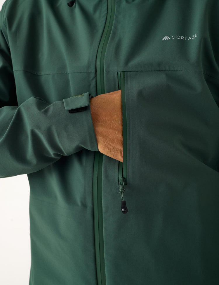 AR Hardshell Jacket Dark Green | Men – Cortazu