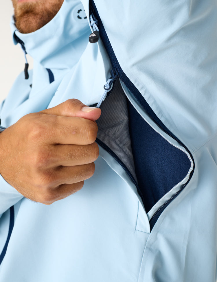 AR Hardshell Jacket Pale Blue | Men – Cortazu