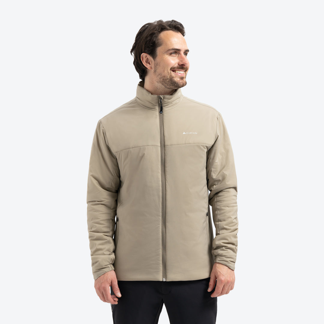 All weather Mid-layer Jacket Beige | Men – Cortazu