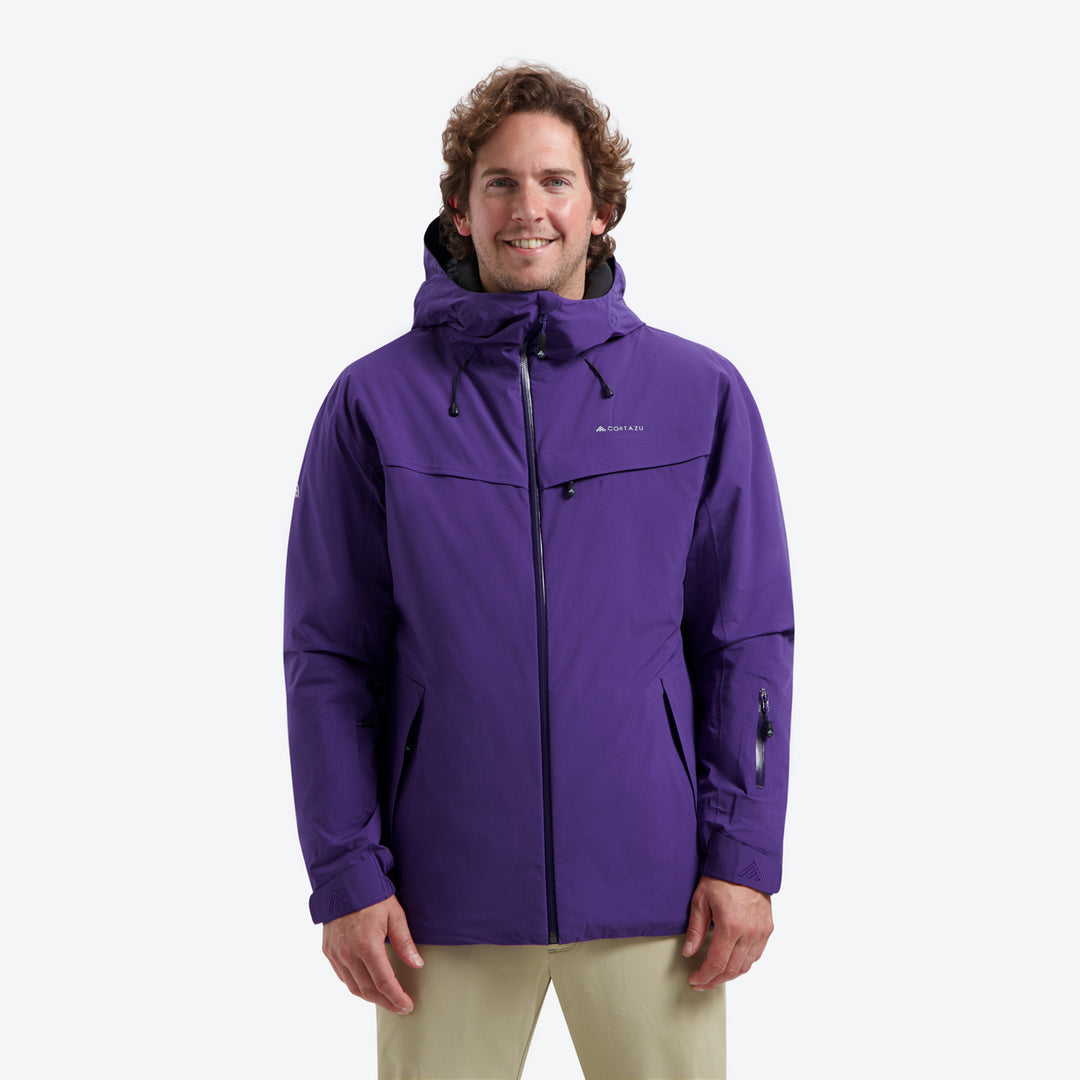 Insulated Hard Shell Jacket Purple | Men – Cortazu