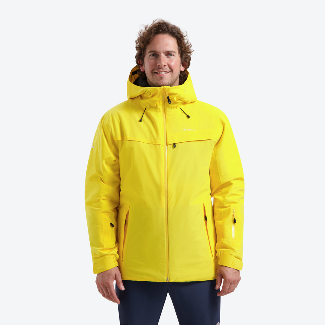 Insulated Hard Shell Jacket Yellow | Men – Cortazu