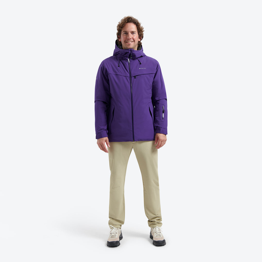 Insulated Hard Shell Jacket Purple | Men – Cortazu