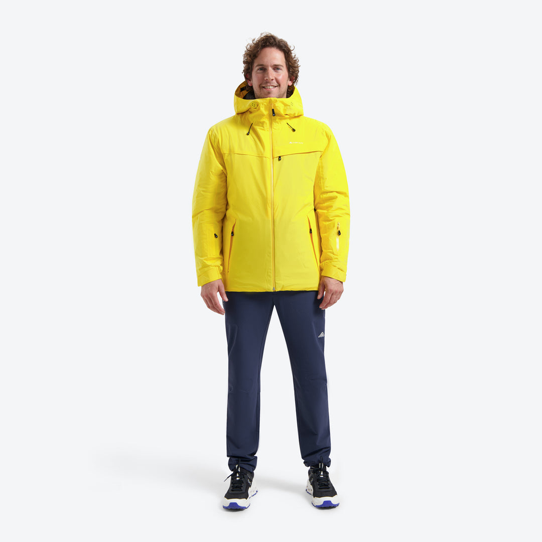Insulated Hardshell Jacket Yellow | Men – Cortazu