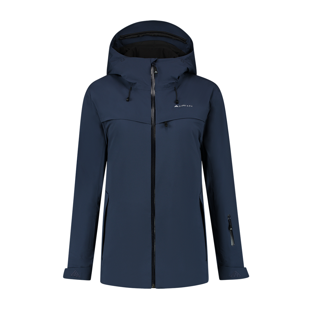Insulated Hard Shell Jacket Dark Blue | Women – Cortazu